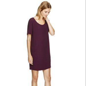 Wilfred Free Aritzia Small Teigen Maroon Dress - Gem